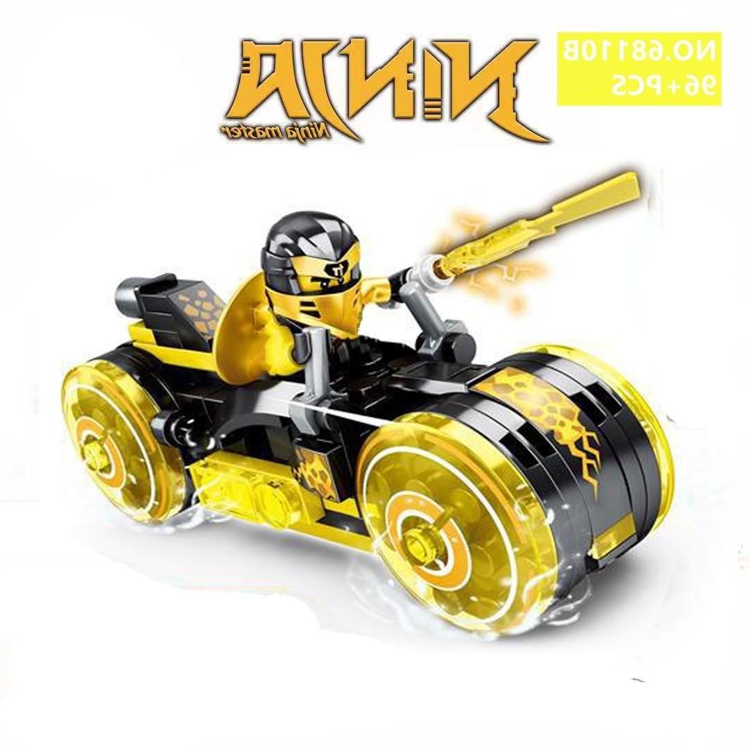 4 typy Ninja Motor motorka model postavy stavební bloky dětské hračky ...